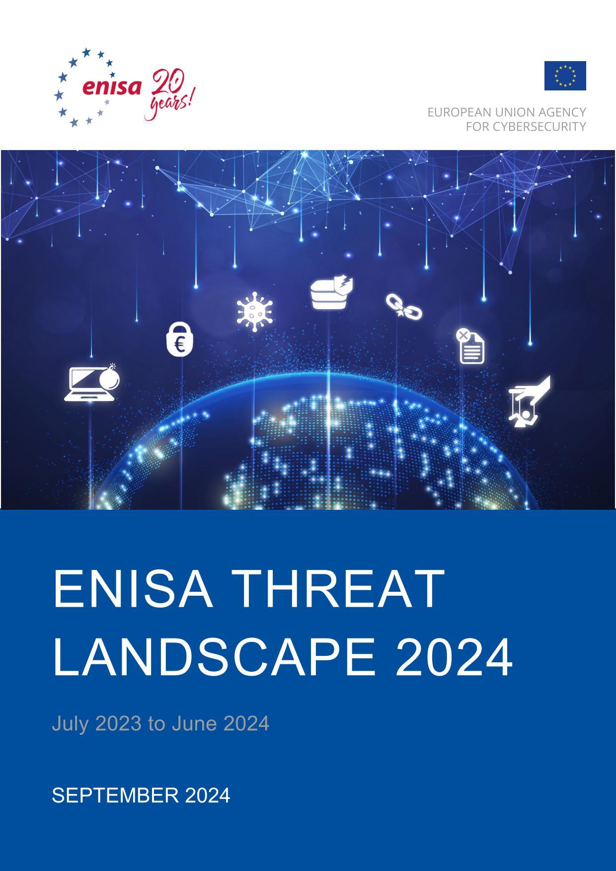 ENISA Threat Landscape 2024